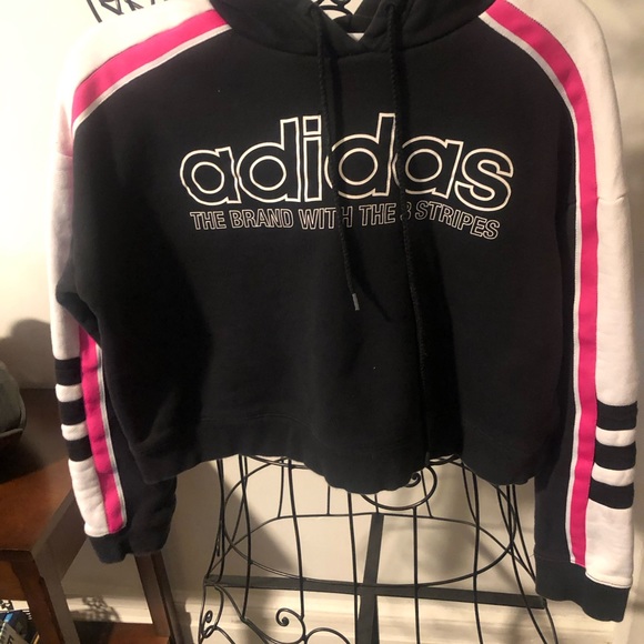 adidas | Tops | Adidas Crop Top Sweatshirt | Poshmark